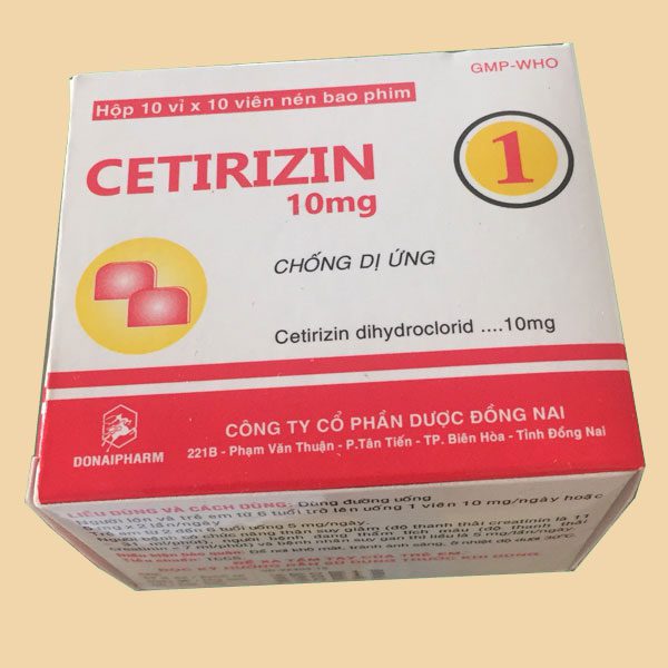 [2019] Review thuốc Cetirizin có tác dụng gì? Giá bao nhiêu?