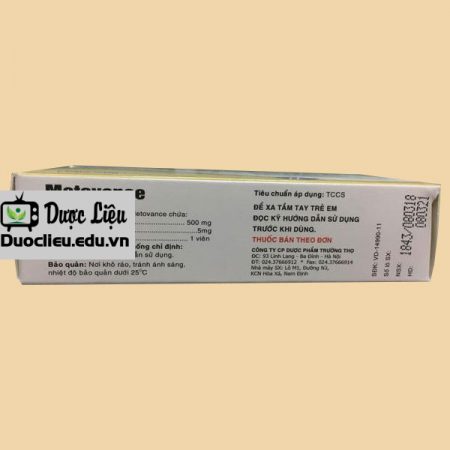 [2019] Review Thuốc Metovance có tác dụng gì? Giá bao nhiêu?