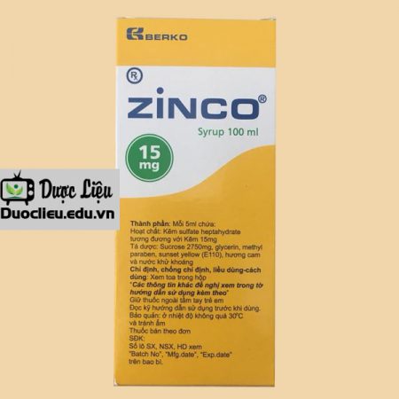 [2019] Thuốc Zinco là thuốc gì? Có tác dụng gì? Giá bao nhiêu?