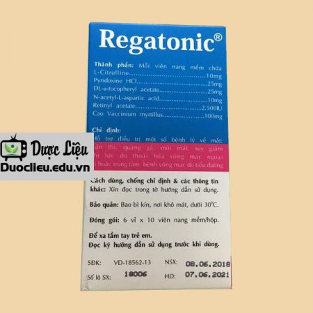 [2019] Thuốc Regatonic là thuốc gì? Có tác dụng gì? Giá bao nhiêu?